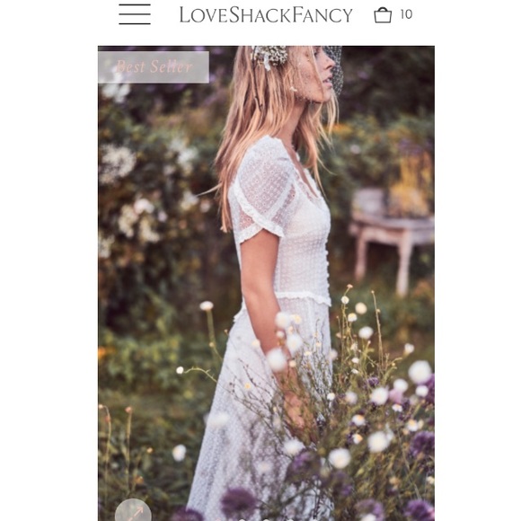 LoveShackFancy | Dresses | Loveshackfancy Bridal Wedding Gown Maxi ...